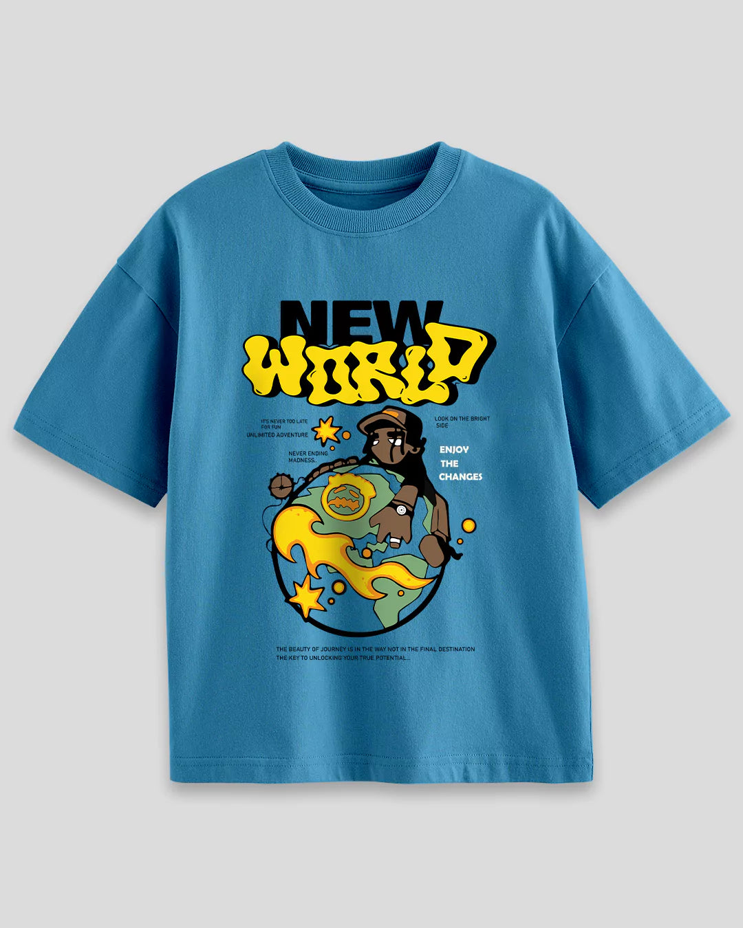 New World Oversized T-Shirt – Arlo | Best Streetwear Oversized Tshirts ...
